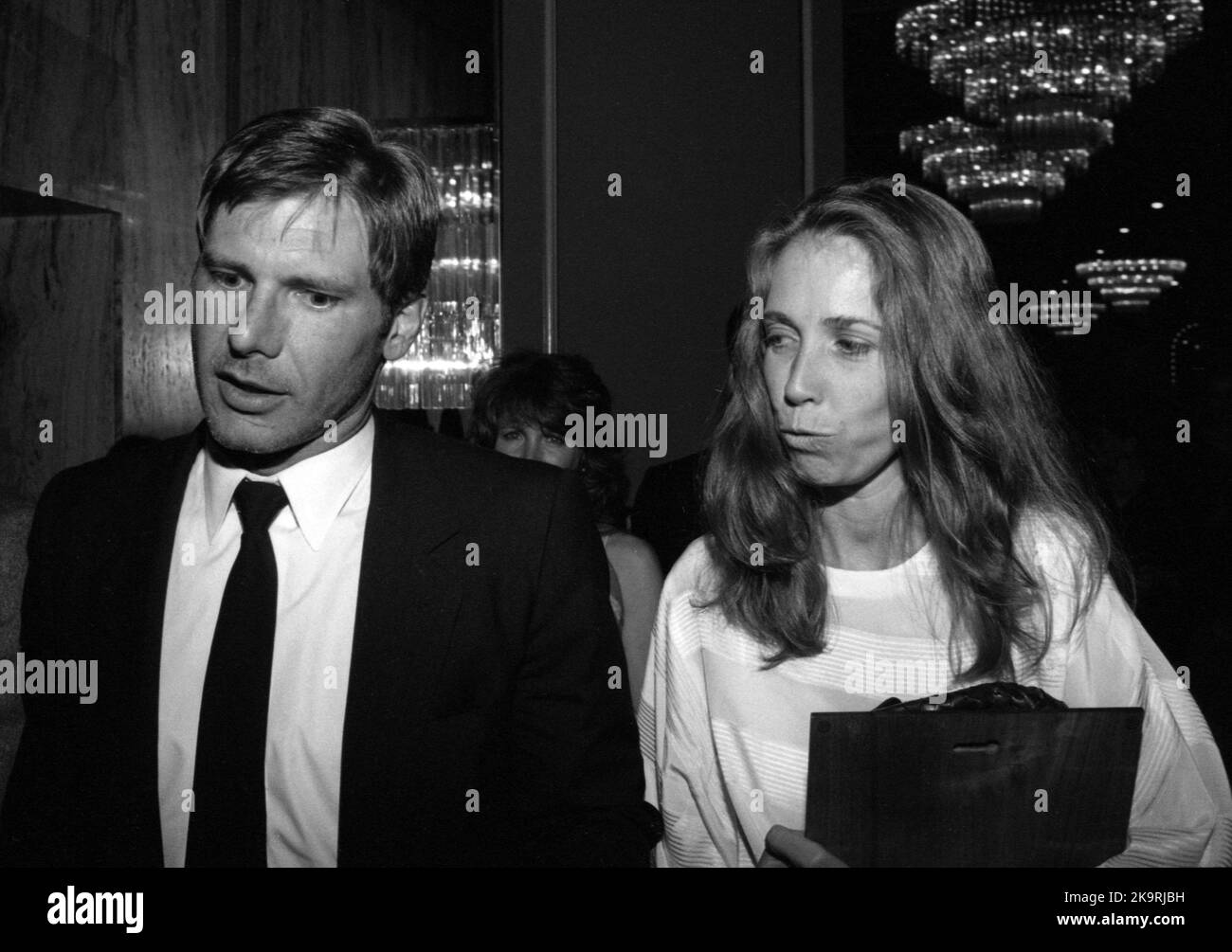 Harrison Ford and Melissa Mathison at the Writers Guild Awards on April ...