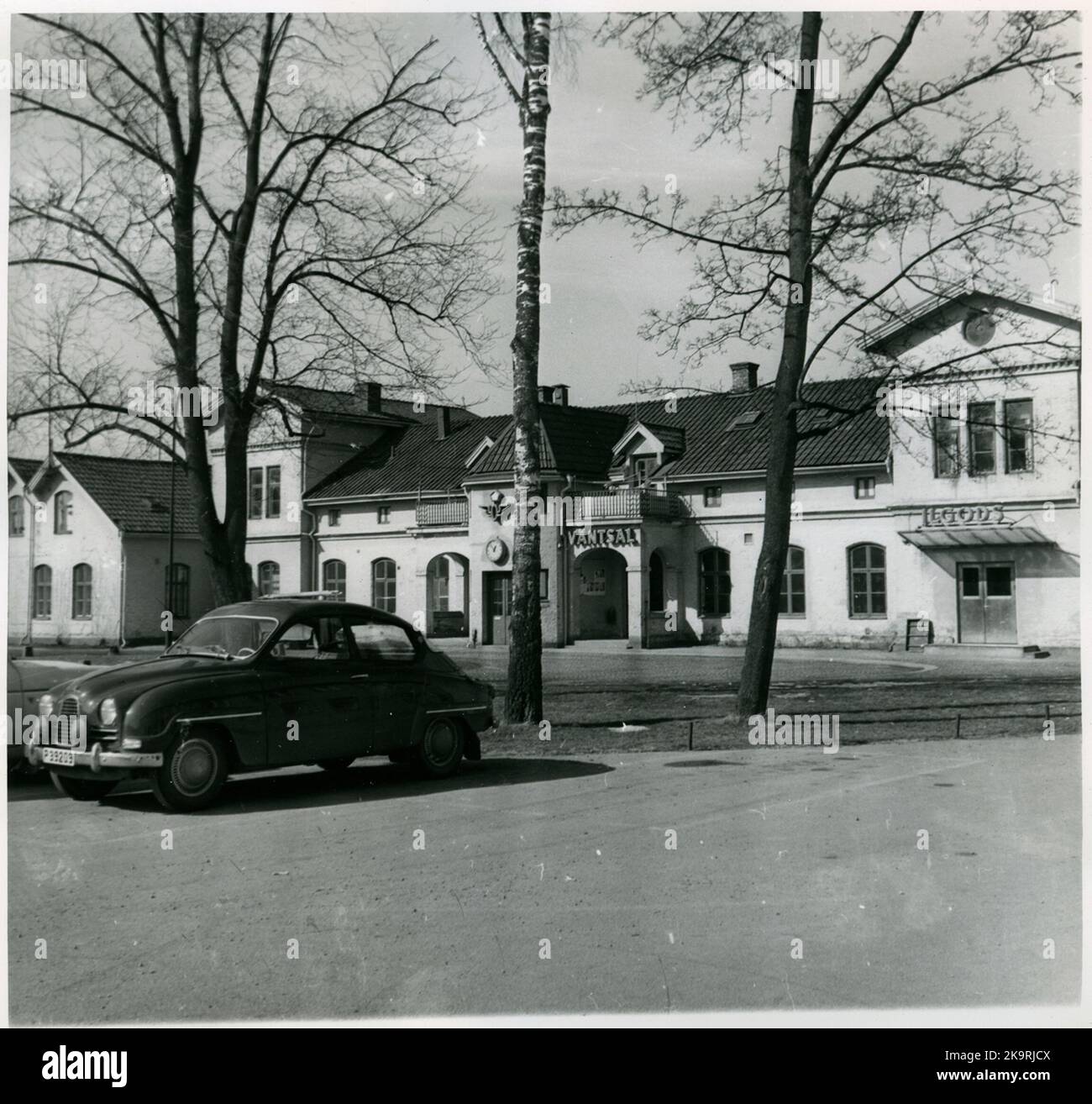 Herrljunga station opened in 1863. First, a small station house was ...