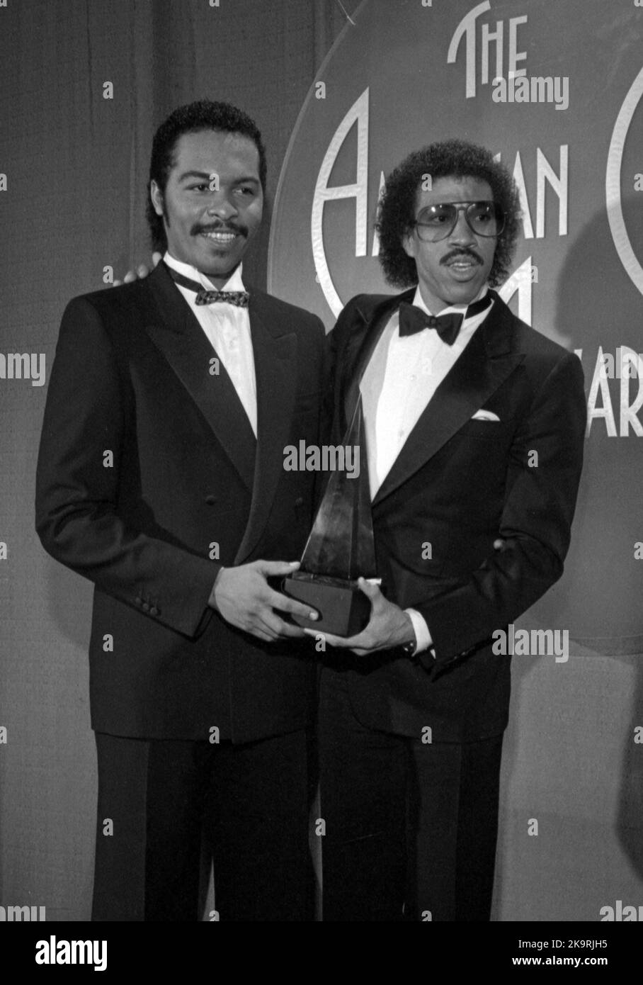 Lionel Richie with Ray Parker Jr. at the 10th Annual American Music ...