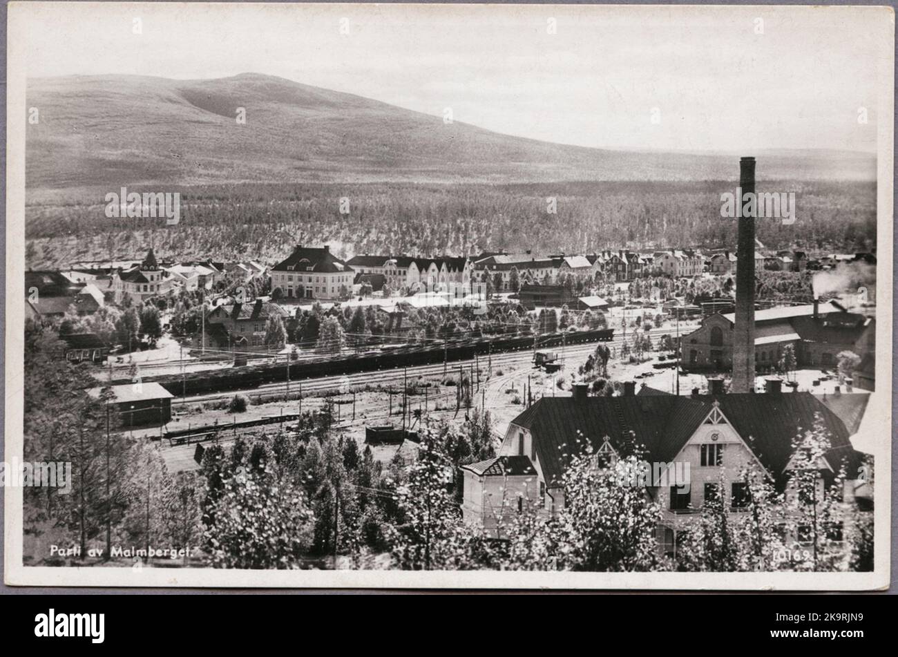 View of Malmberget Stock Photo - Alamy