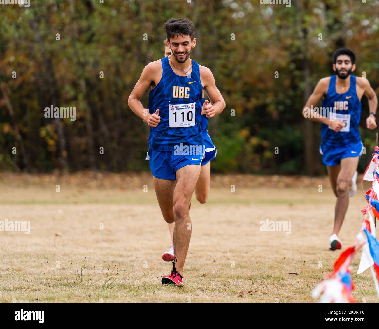 Abbotsford, Canada. 29th Oct, 2022. Riley Miller of UBC Thunderbirds ...