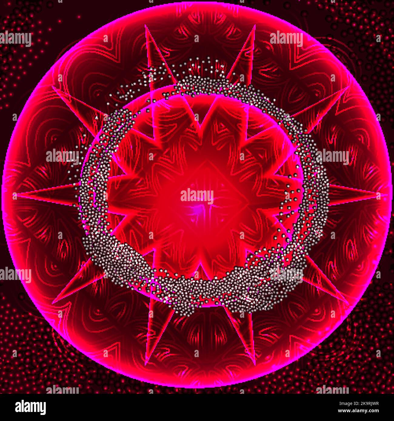 Abstract luminous colorful futuristic cosmic background Stock Vector ...