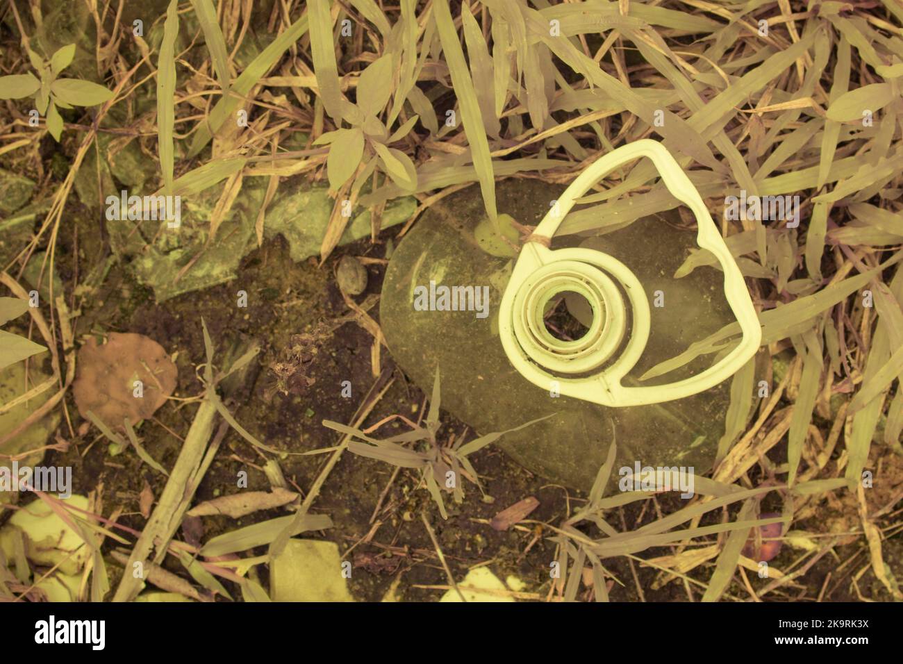 infrared image of the the top neck bottle container Stock Photo - Alamy