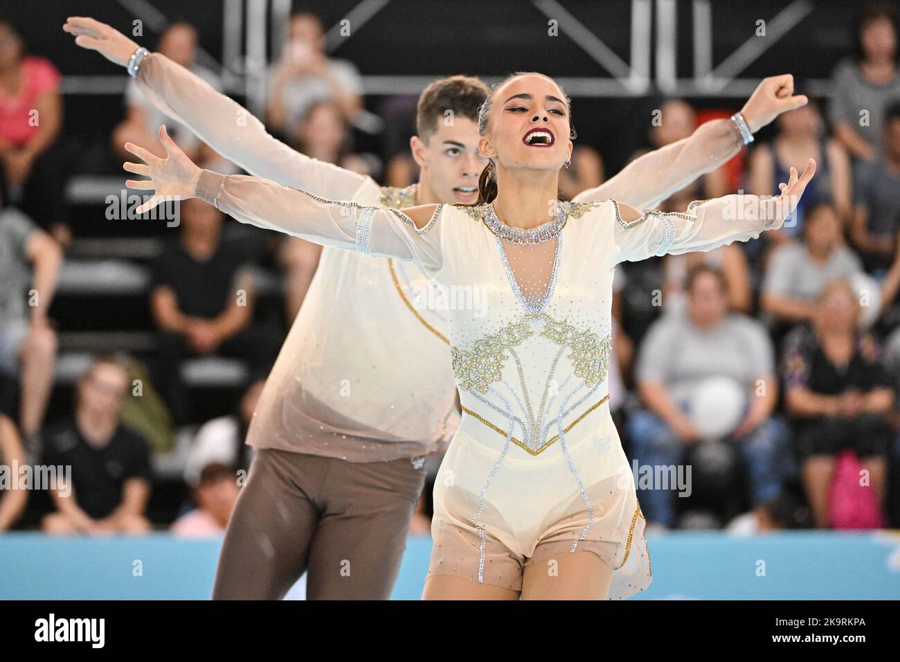 ROBERTA SASSO & GHERARDO ALTIERI DEGRASSI, Italy, performing in Junior ...