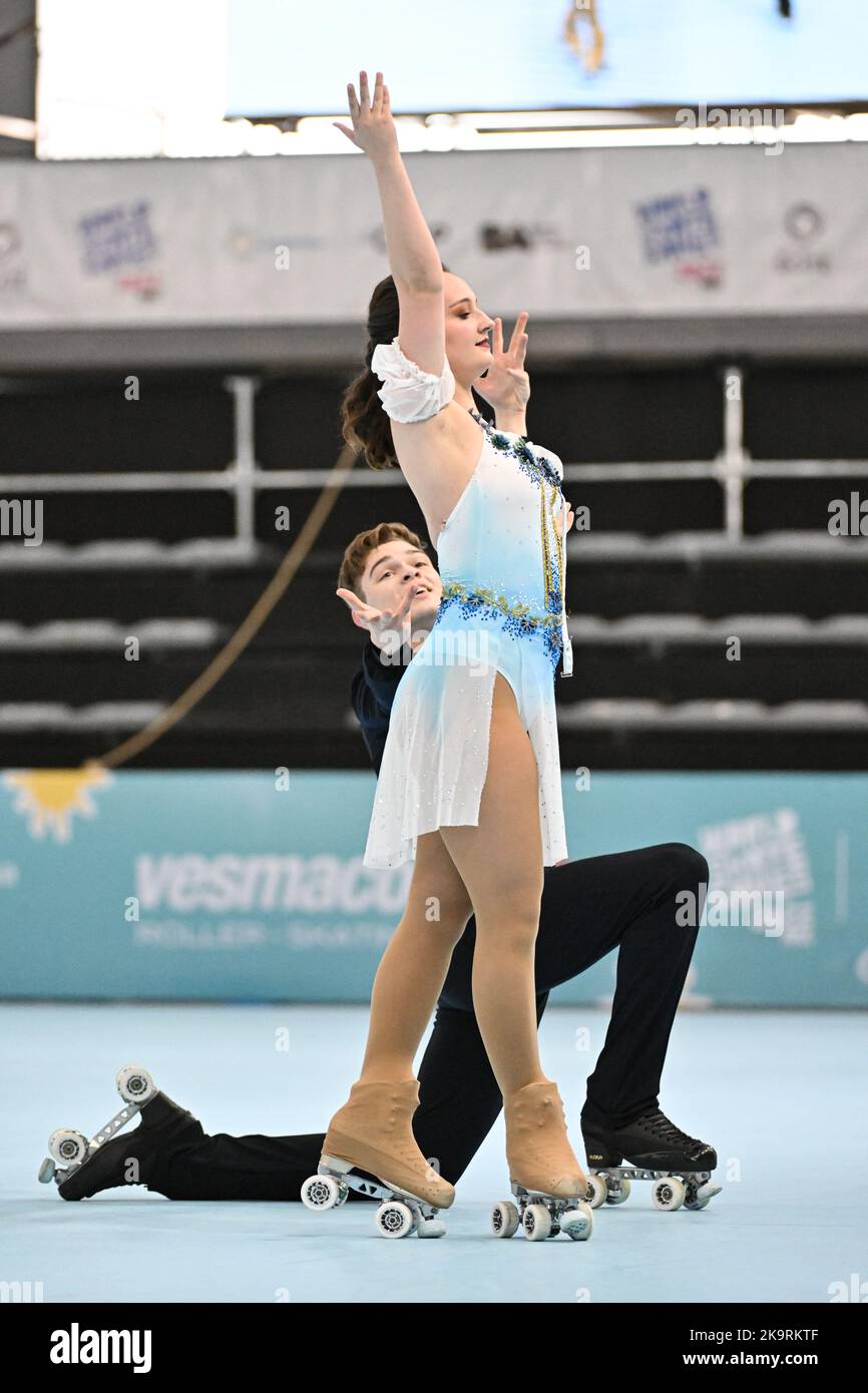 GABRIELLE ESKEW & SEAN FOLSTEIN, USA, performing in Junior Dance ...