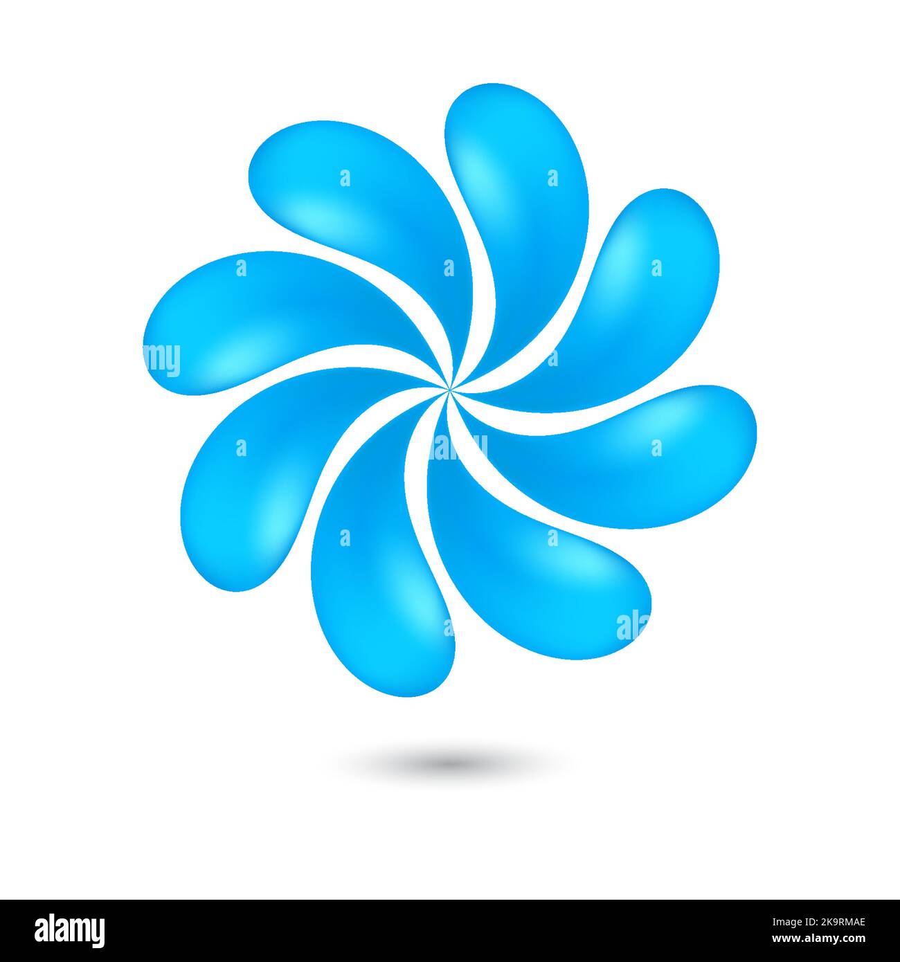 Realistic background falling rain Cut Out Stock Images & Pictures - Alamy