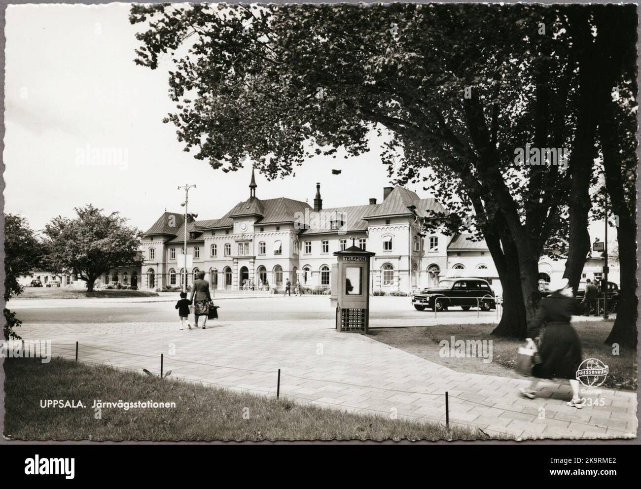 Uppsala Central Station seen from the street side Stock Photo - Alamy