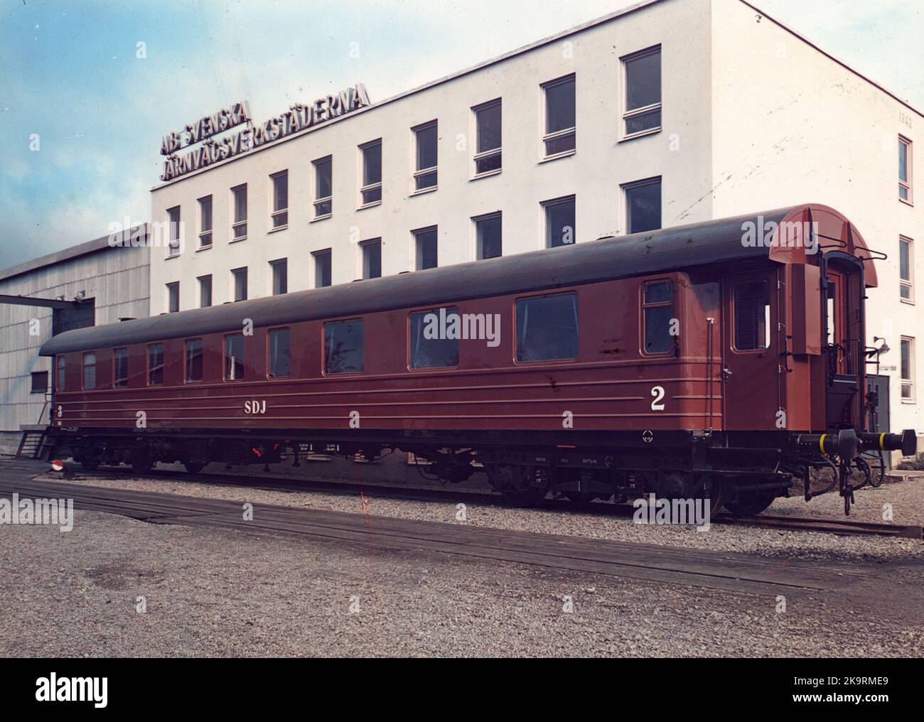 Conscarriage of southern Dalarnes Railway, SDJ BC07cm 107 Stock Photo ...