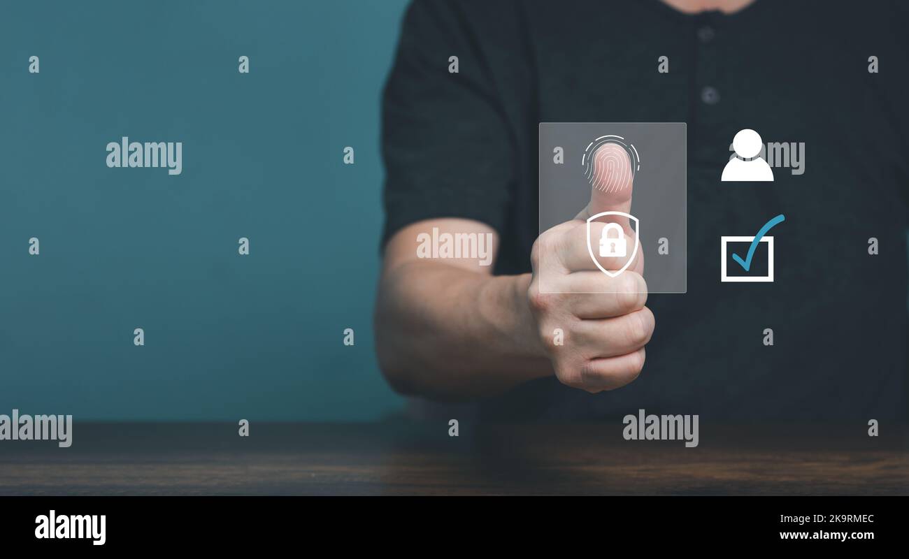 Password control through fingerprints in an immersive technology future ...
