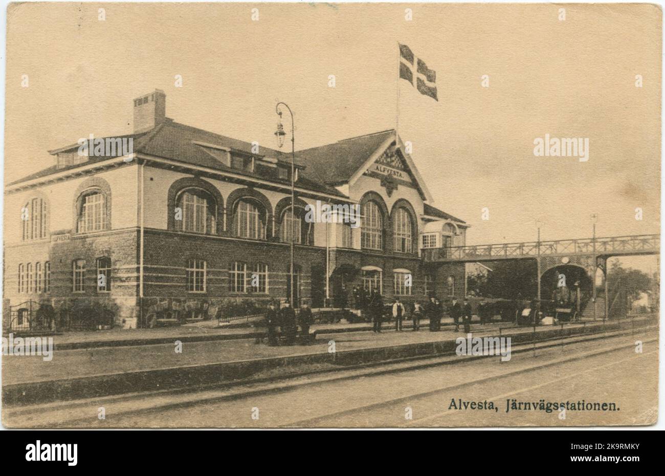 Alvesta railway station Stock Photo - Alamy