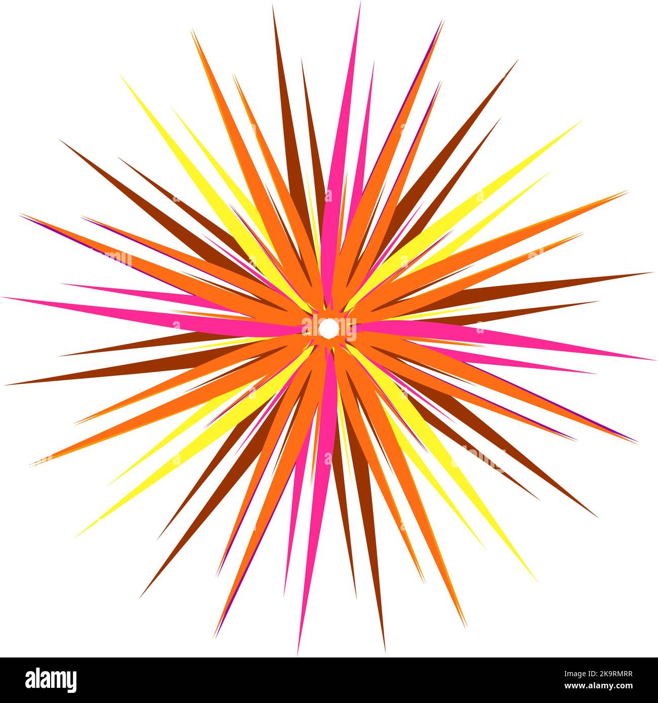 Abstract drawing of stylized star. Design elements for your projects ...