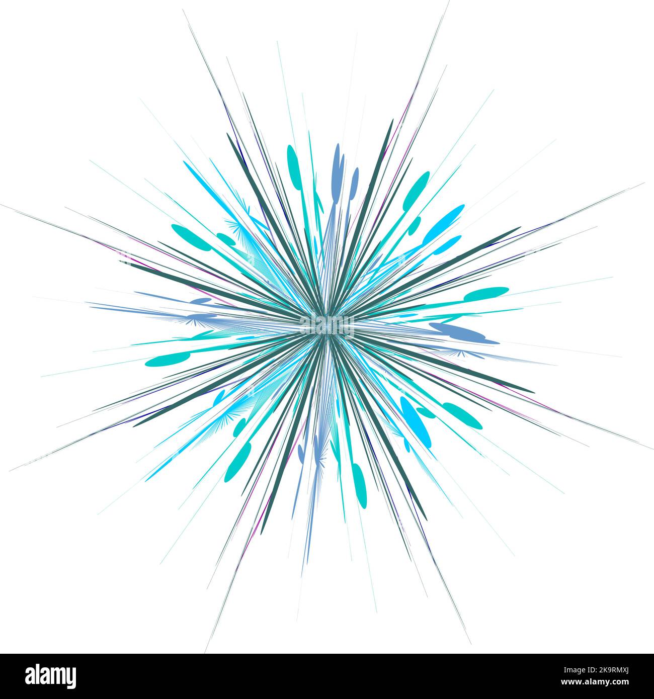 Abstract drawing of stylized star. Design elements for your projects ...