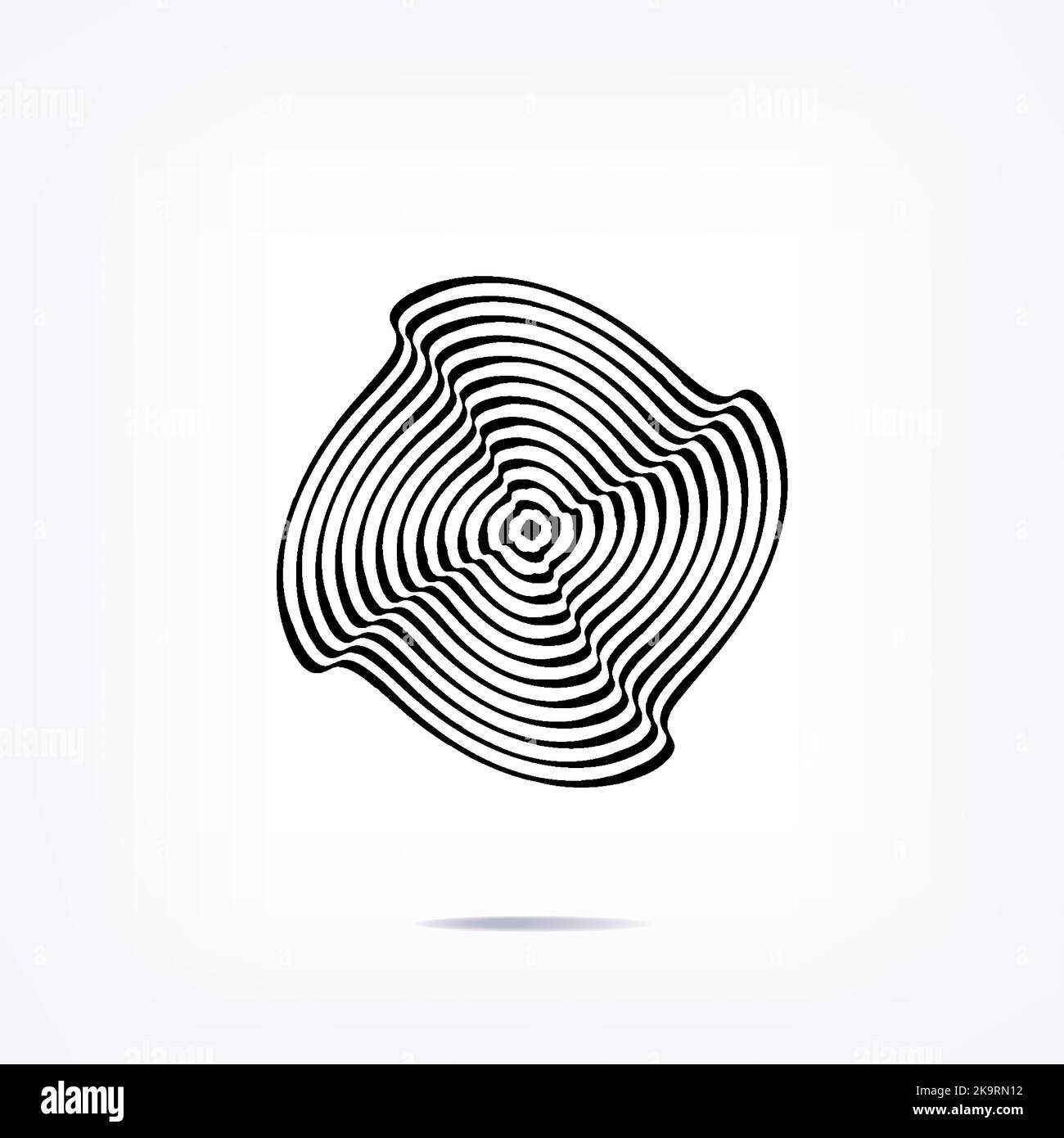 Abstract design element. Optical illusion, speed motion dymanic effect ...