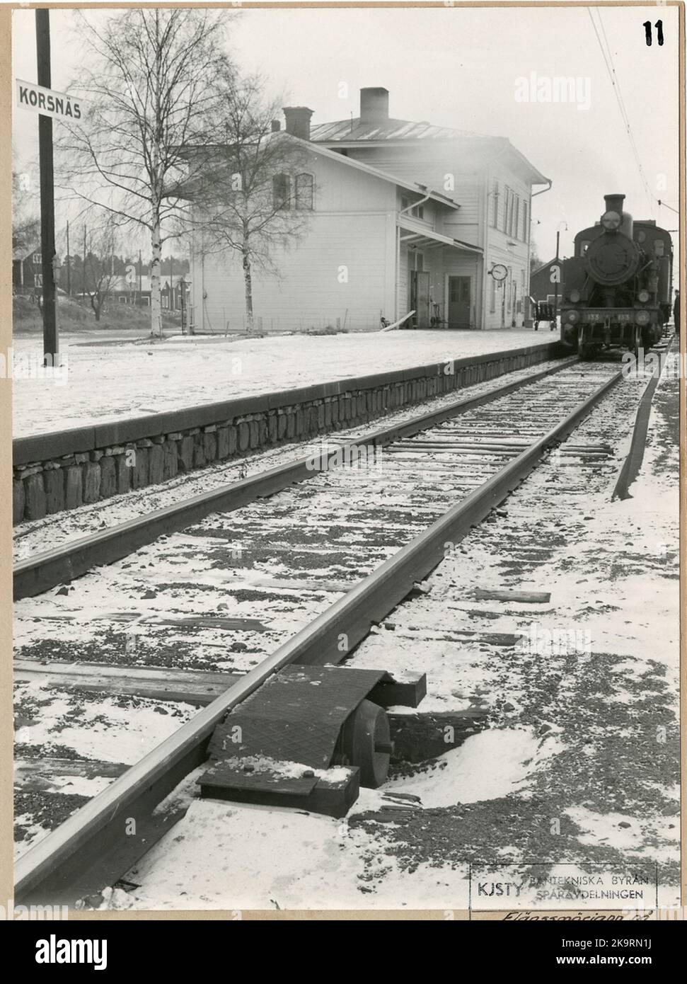 Flash Till Model Model C4 at Korsnäs station. Bergslagernas Railway, BJ ...