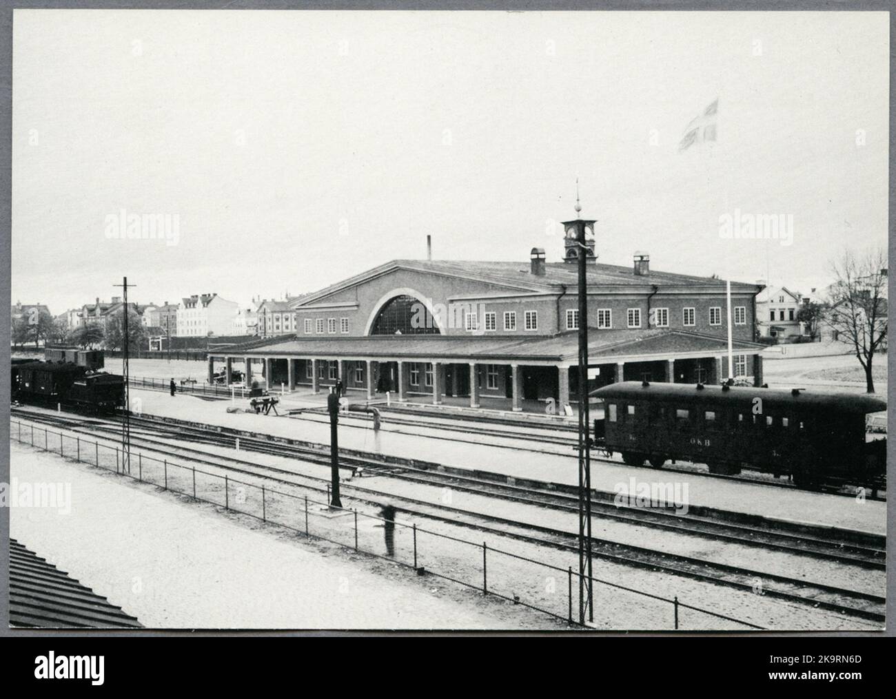 Gävle Södra Station. Railway station during the years 1925-1933 Stock ...