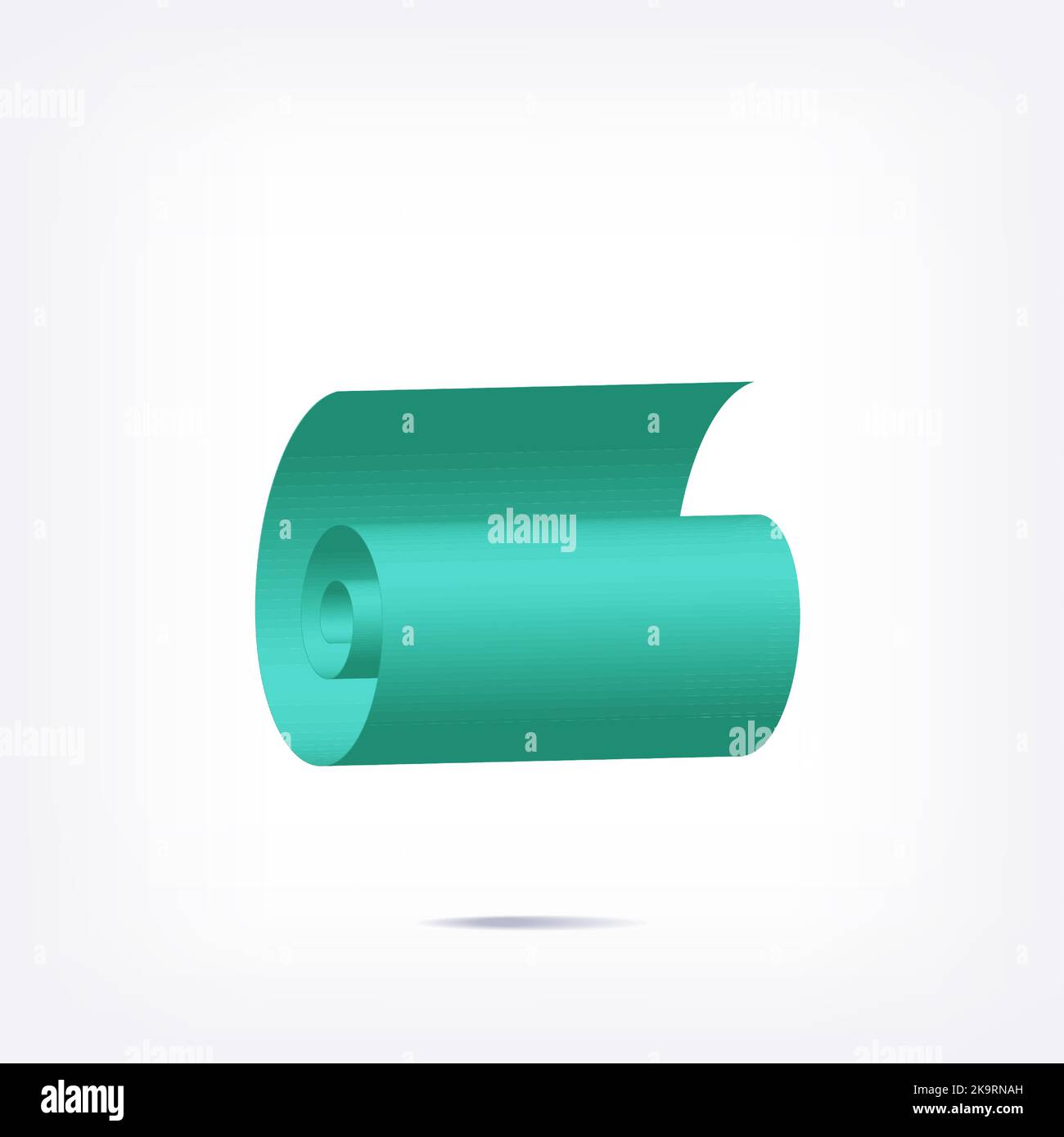 Roll of paper. Abstract vector illustration Stock Vector Image & Art ...