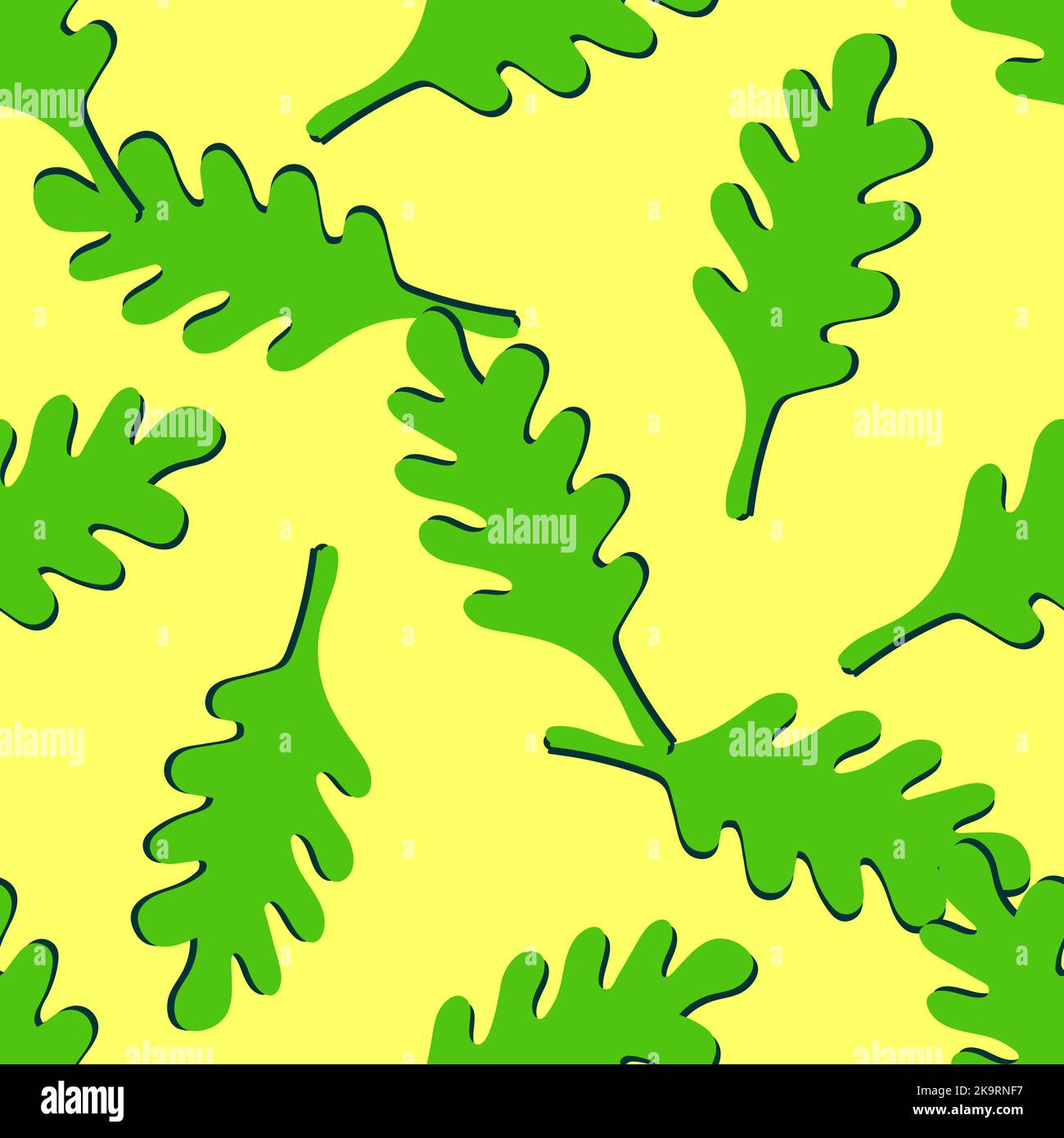 Oak leaves pattern hi-res stock photography and images - Alamy