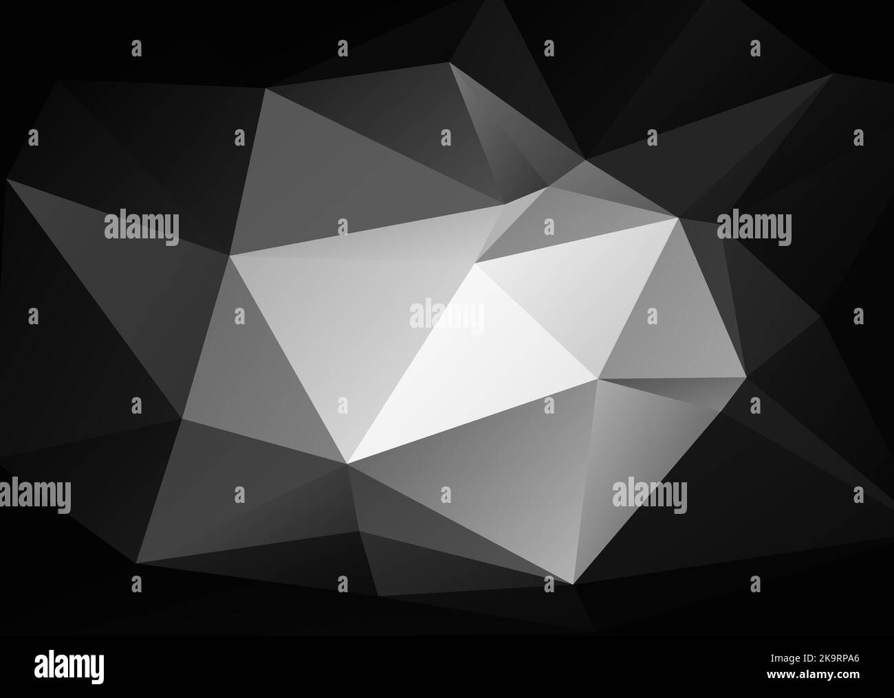 Abstract Decorative Vector Background With Triangular Polygons Stock Vector Image And Art Alamy