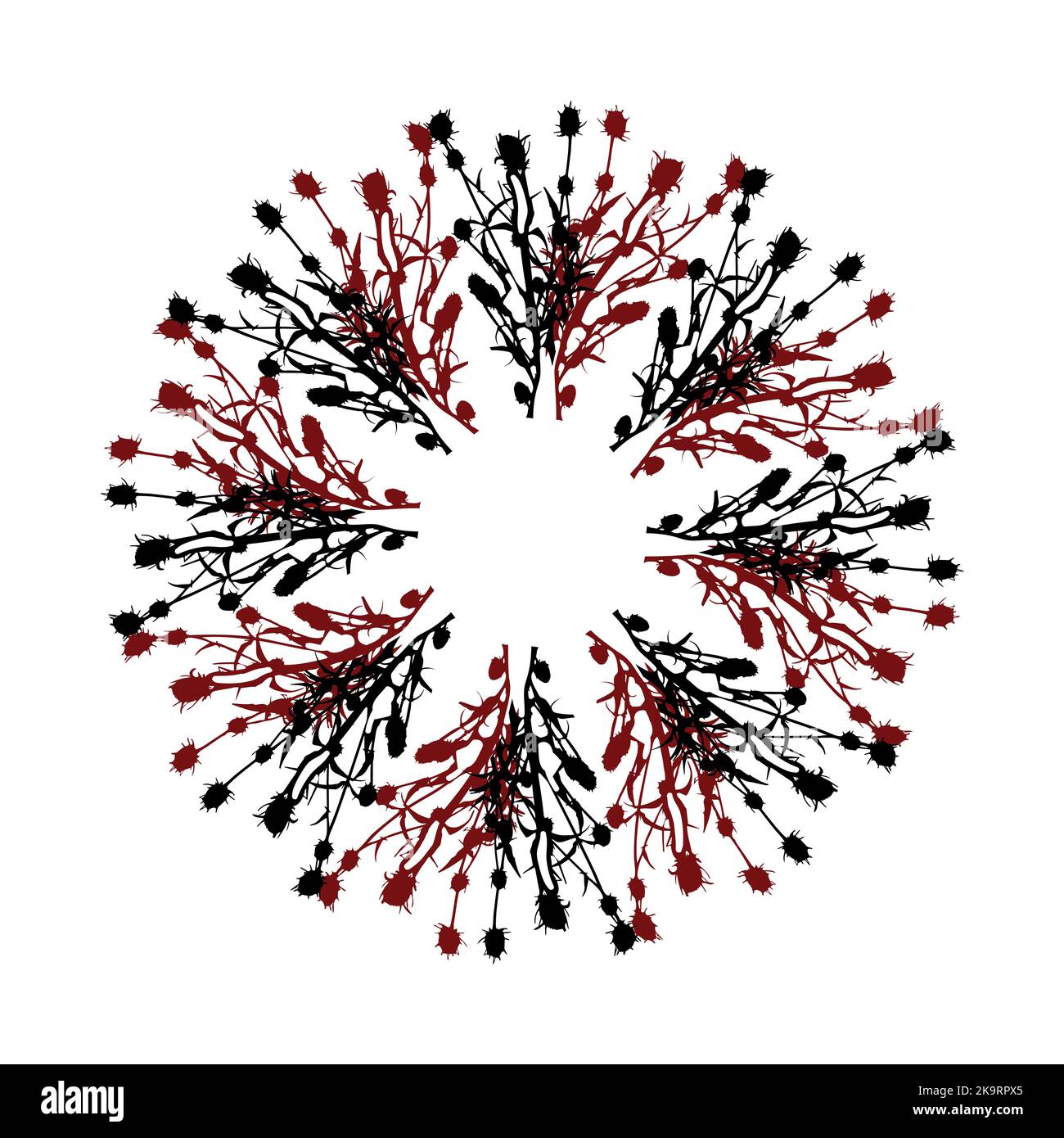 Frame made beautiful blue Stock Vector Images - Alamy