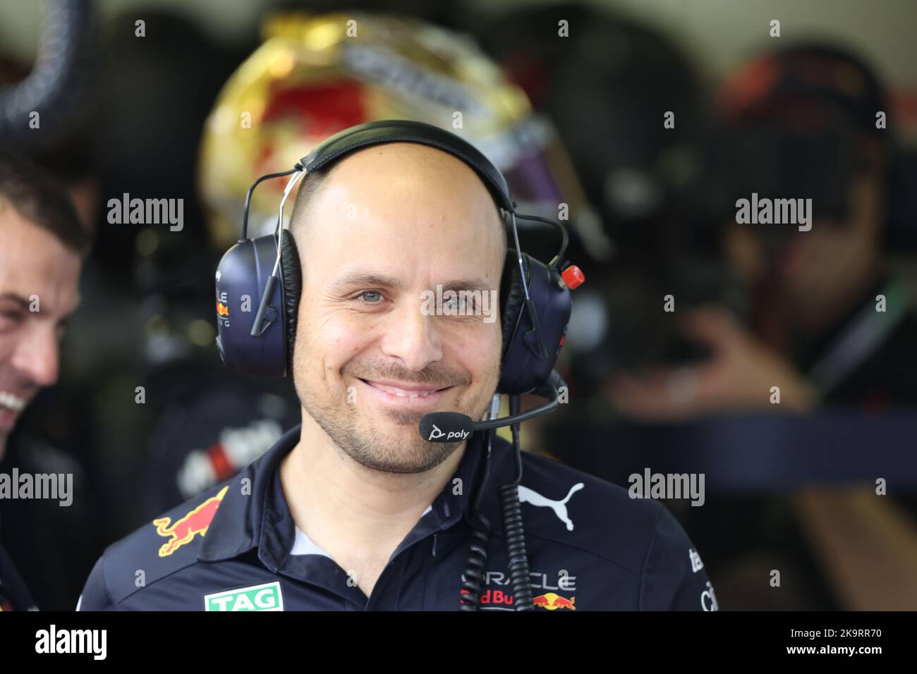 Lambiase GianPiero, race engineer of VERSTAPPEN Max (ned), Red Bull Racing RB18, portrait ...