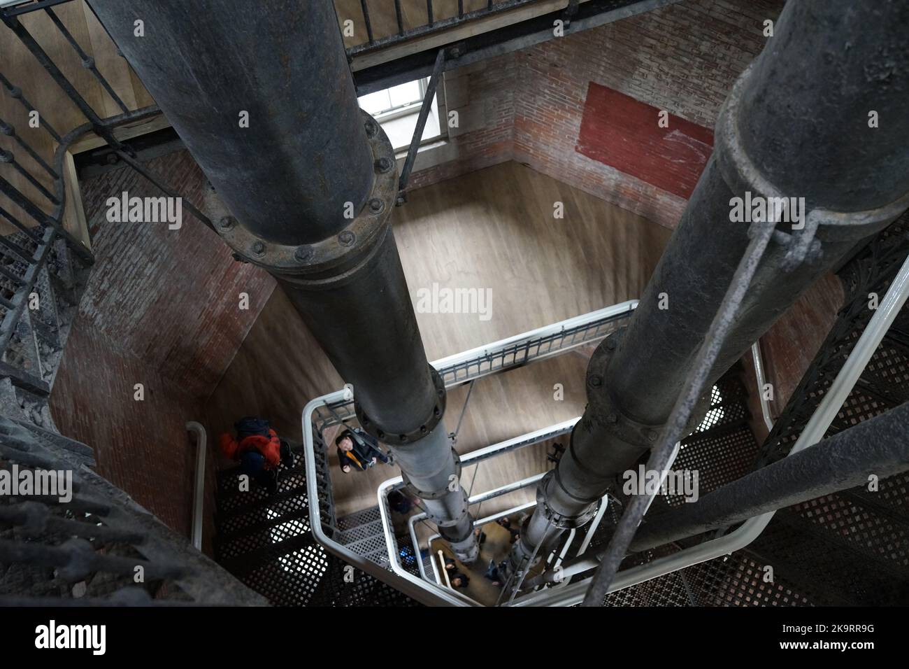 The Highbridge Water Tower occupies a prominent site in Manhattan, on a ...