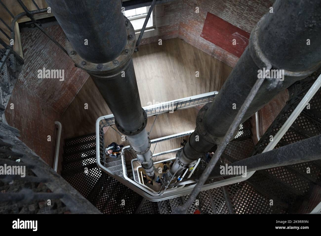 The Highbridge Water Tower occupies a prominent site in Manhattan, on a ...