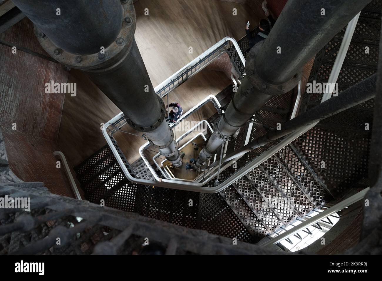 The Highbridge Water Tower occupies a prominent site in Manhattan, on a ...