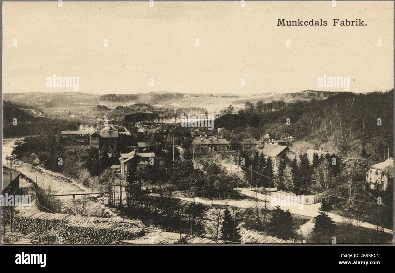 View of Munkedal Stock Photo - Alamy