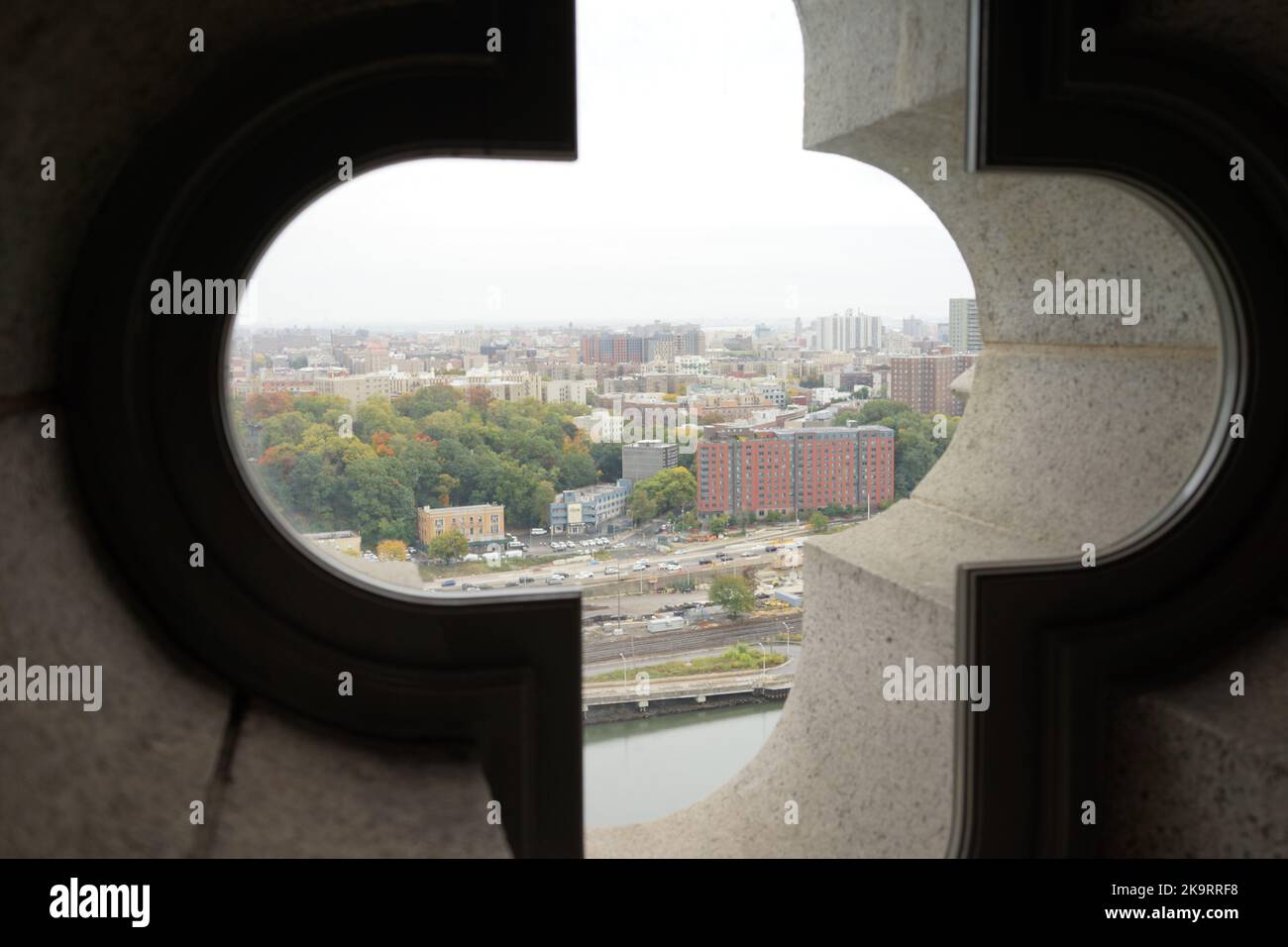 The Highbridge Water Tower occupies a prominent site in Manhattan, on a ...