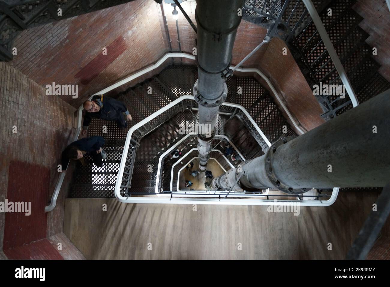 The Highbridge Water Tower occupies a prominent site in Manhattan, on a ...