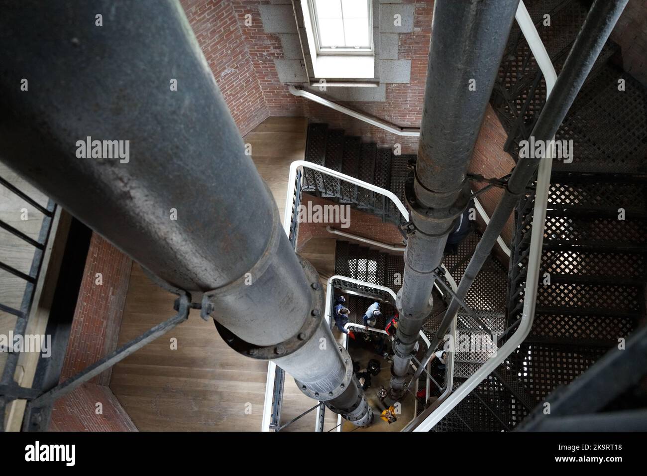 The Highbridge Water Tower occupies a prominent site in Manhattan, on a ...