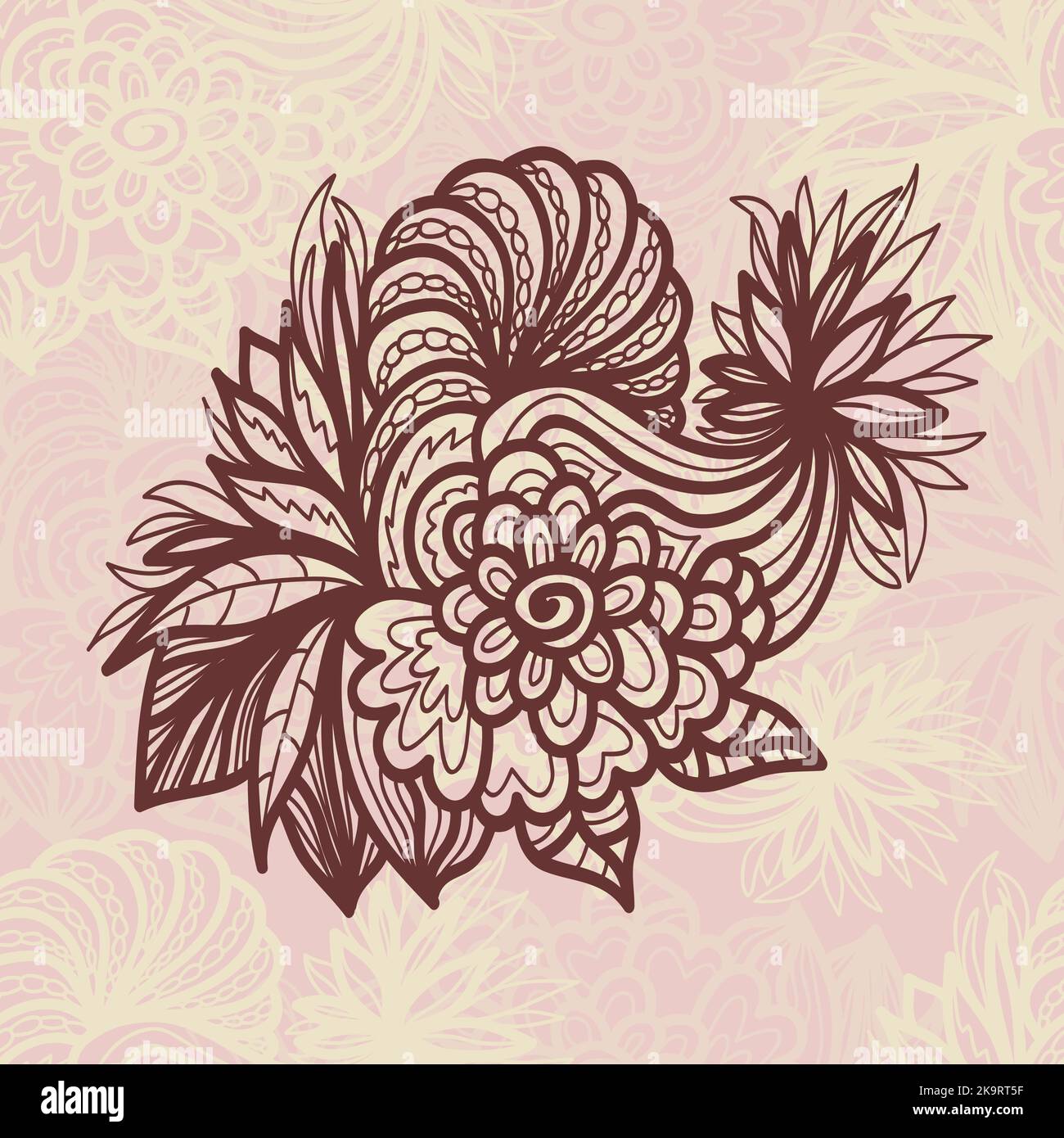 Seamless background in abstract style. Vector design element Stock ...