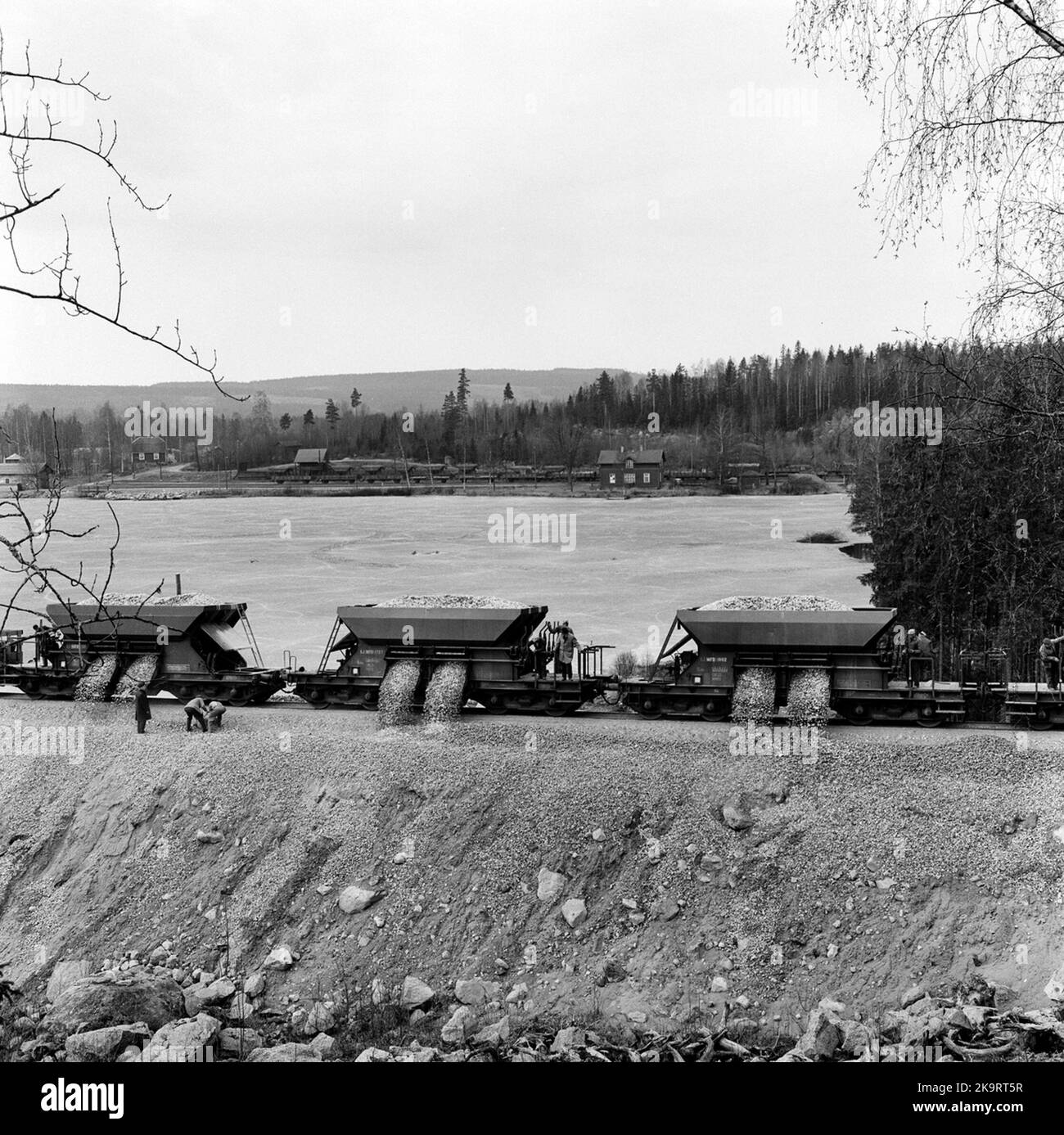 New construction railway Black and White Stock Photos & Images - Alamy