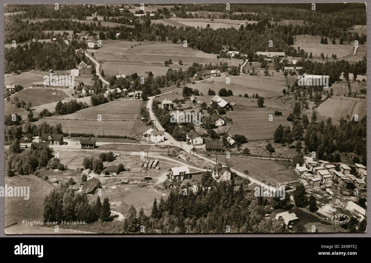 Aerial photo over Hultanäs Stock Photo - Alamy