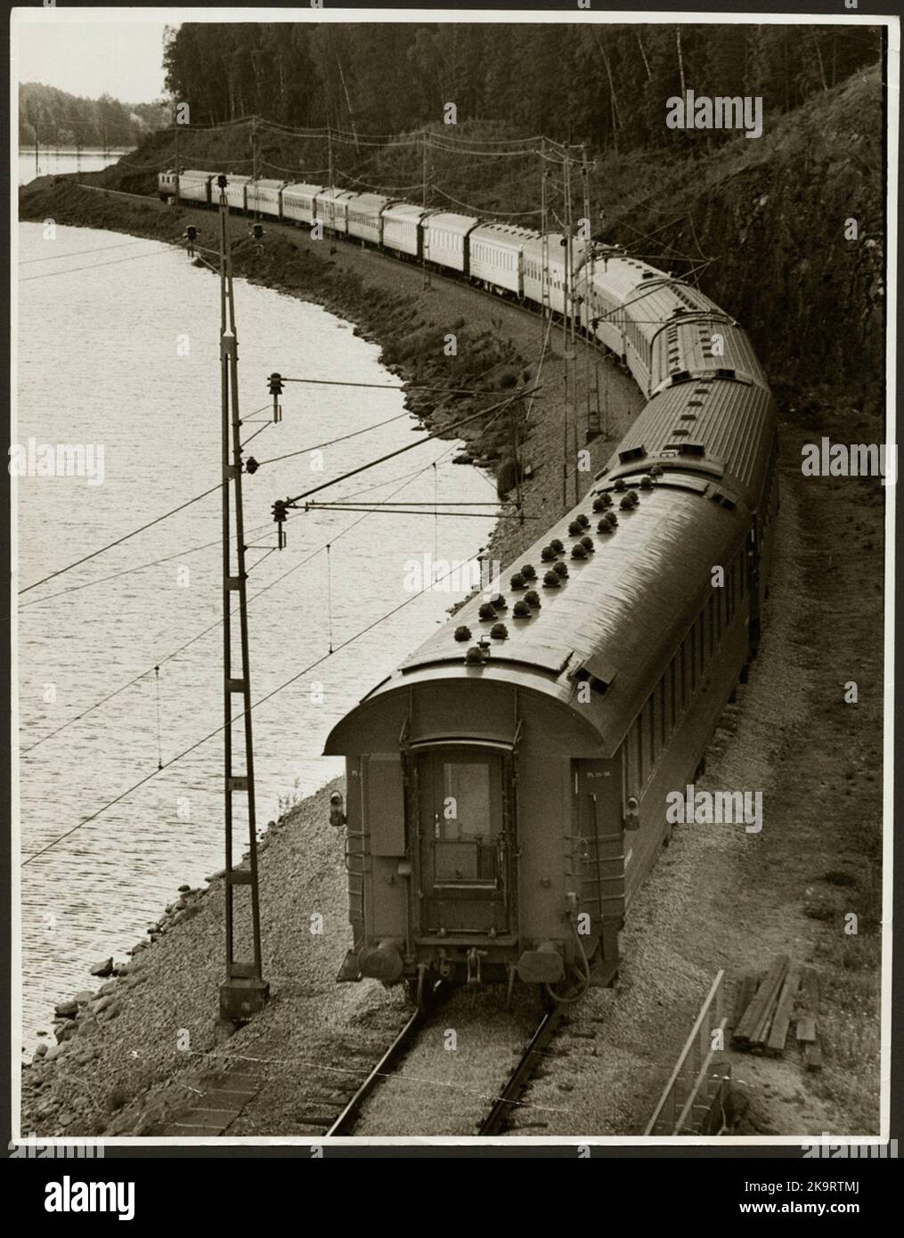 The State Railways, SJ Lapland Pile goes south, in the picture is the ...