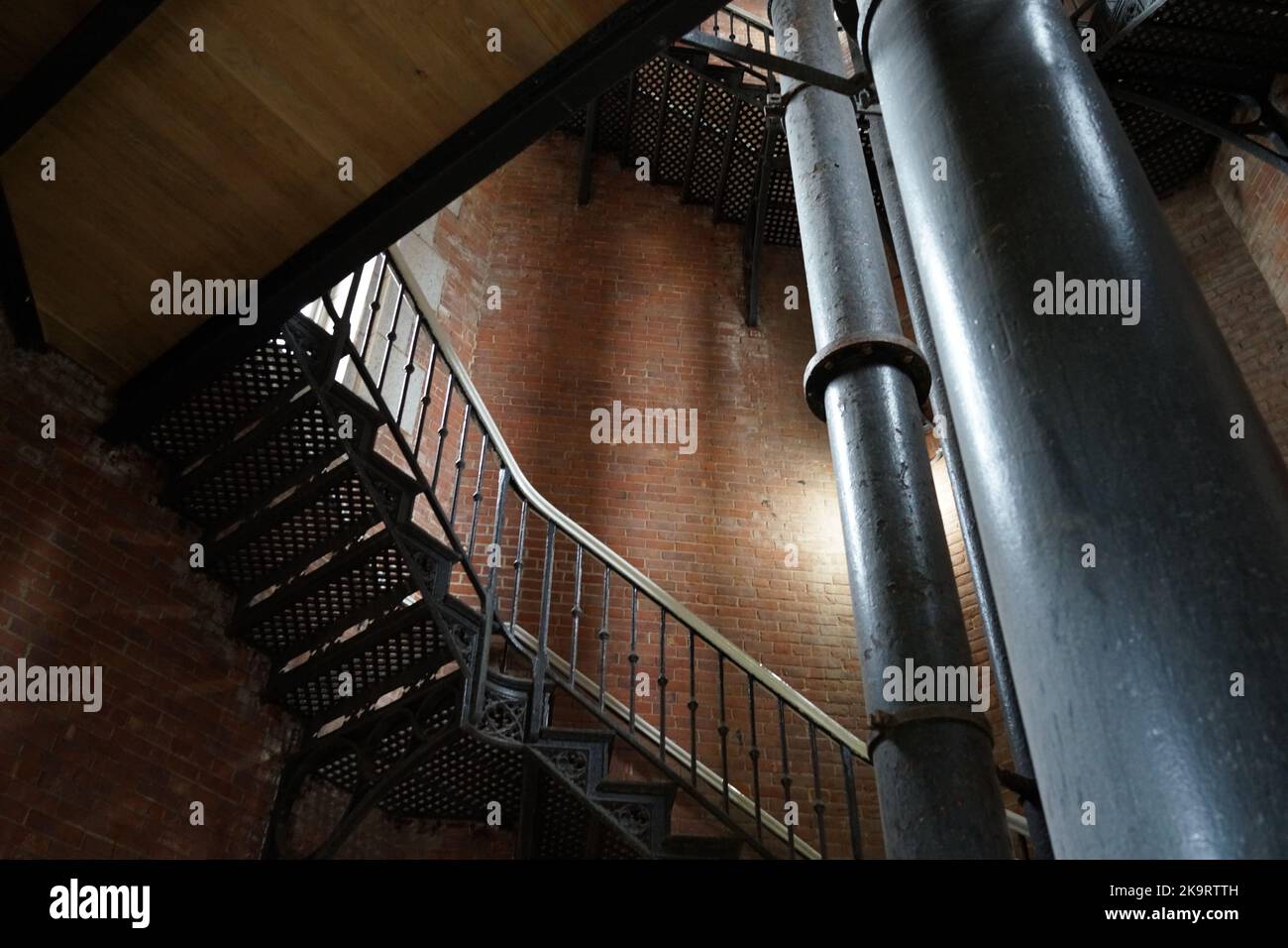 The Highbridge Water Tower occupies a prominent site in Manhattan, on a ...