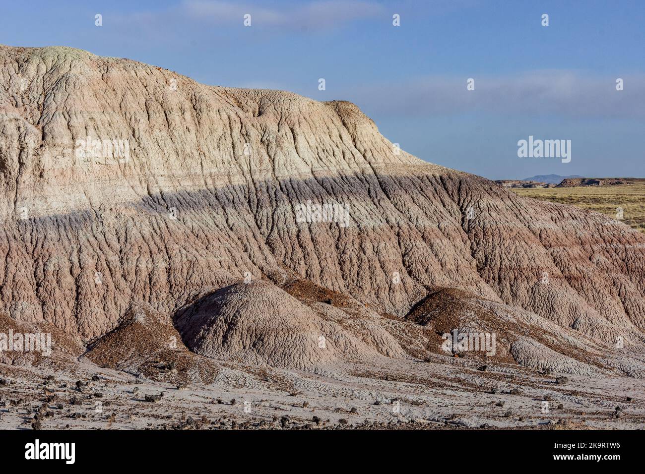 Painted Desert National Park badlands from Main Park Road Stock Photo ...