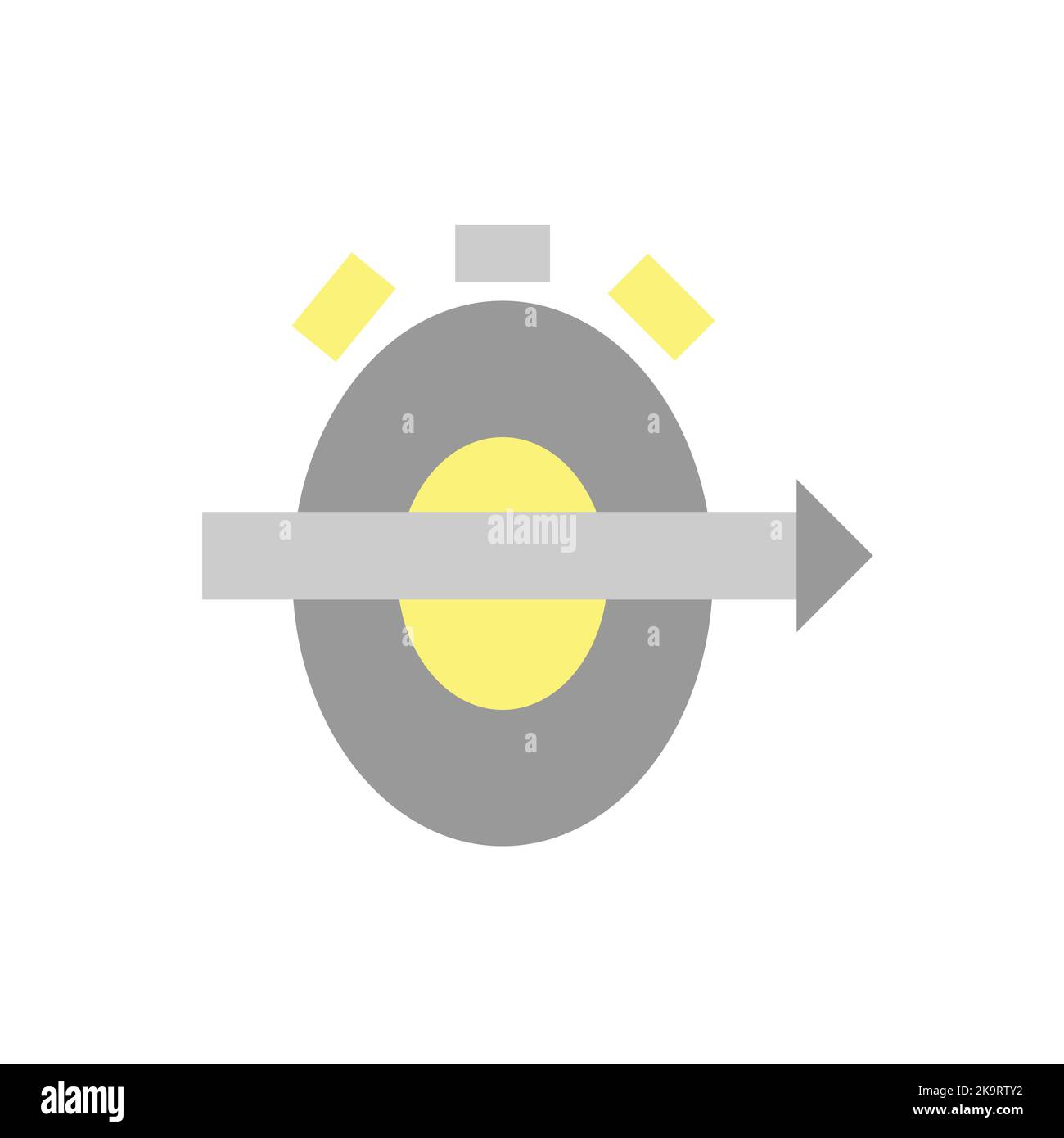 Abstract geometric composition in minimalistic modern style on white ...