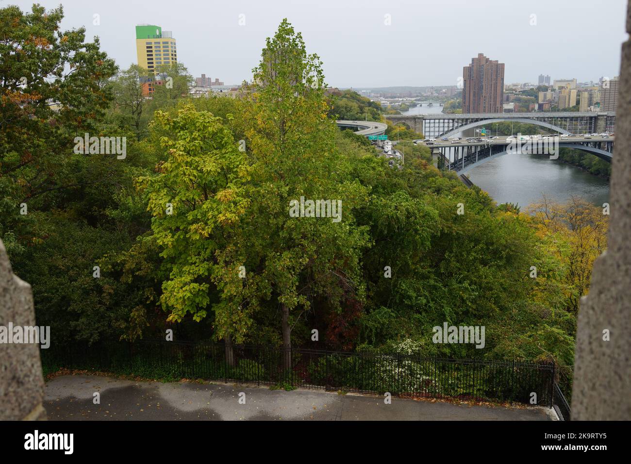 The Highbridge Water Tower occupies a prominent site in Manhattan, on a ...