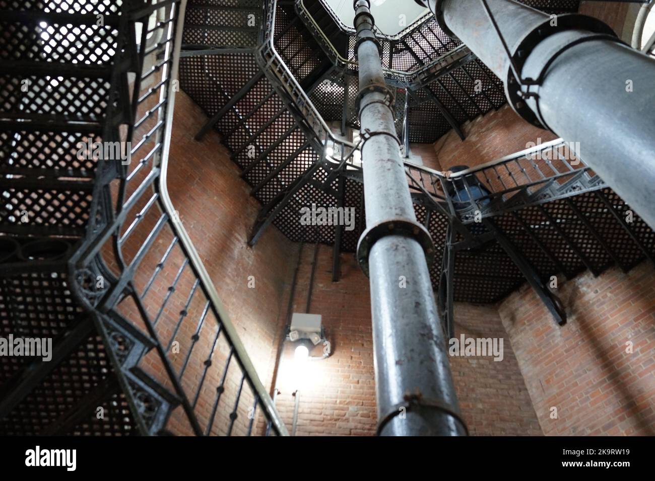 The Highbridge Water Tower occupies a prominent site in Manhattan, on a ...