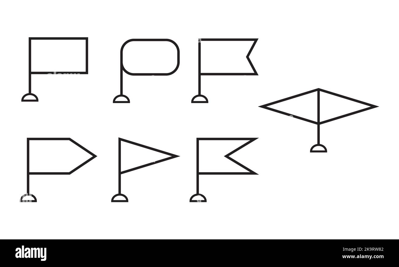 Realistic blank white fabric signs mockup for advertising, outdoor ...