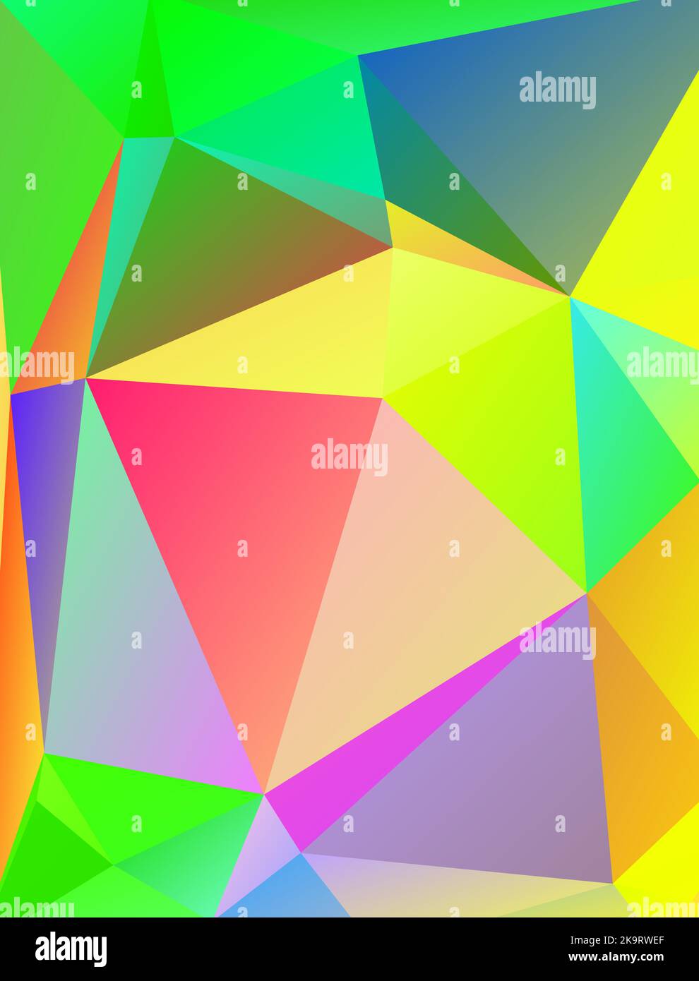 Abstract decorative vector background with triangular polygons Stock ...