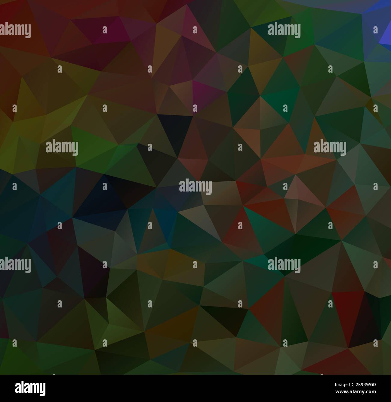 Abstract decorative vector background with triangular polygons Stock ...