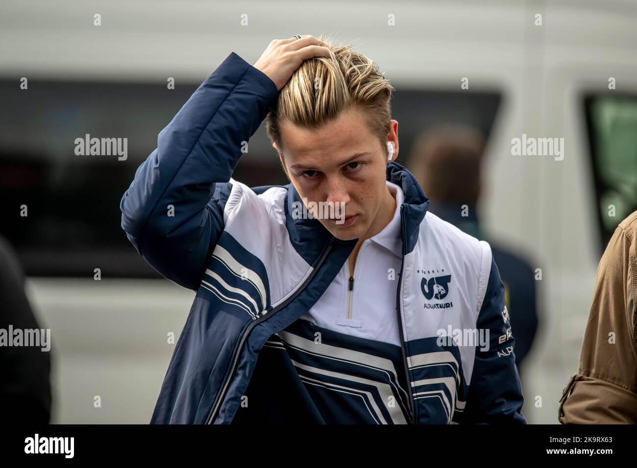 Mexico City, Mexico, 30th Oct 2022, Liam Lawson attending qualifying ...