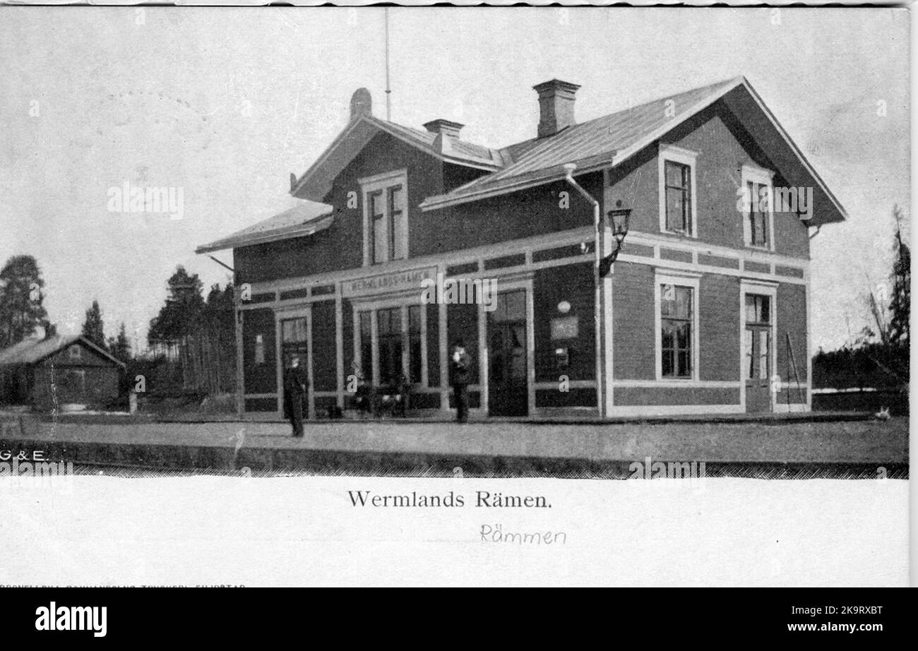 Railway station Rämen Stock Photo - Alamy