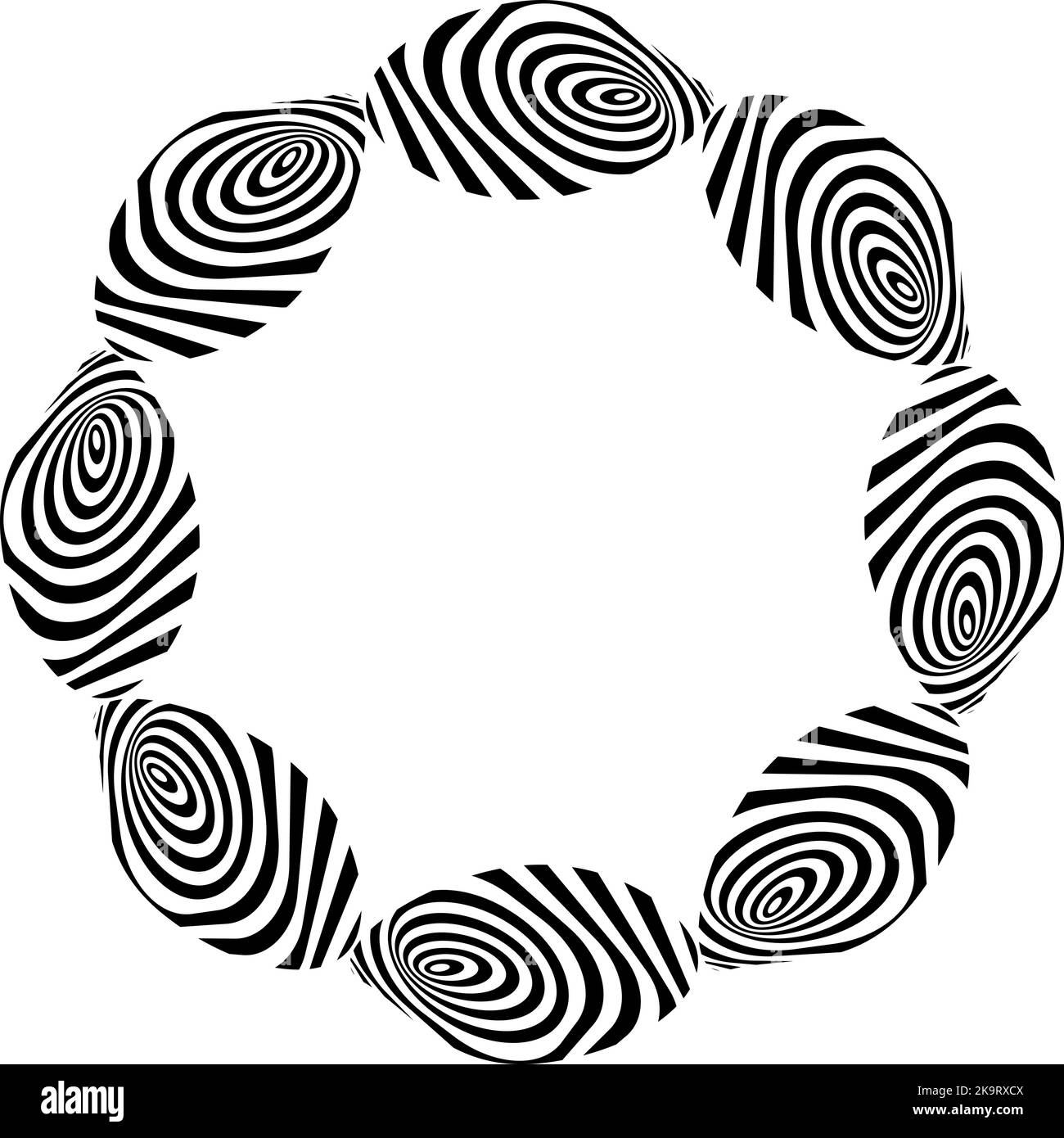 Wreath heart on black Stock Vector Images - Alamy