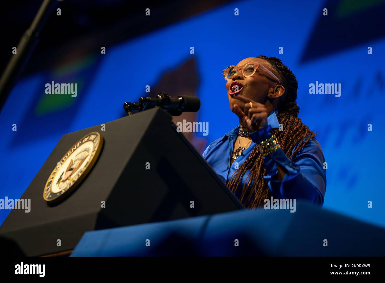 Washington DC, USA. 29th Oct, 2022. Kelley Robinson, the new president ...