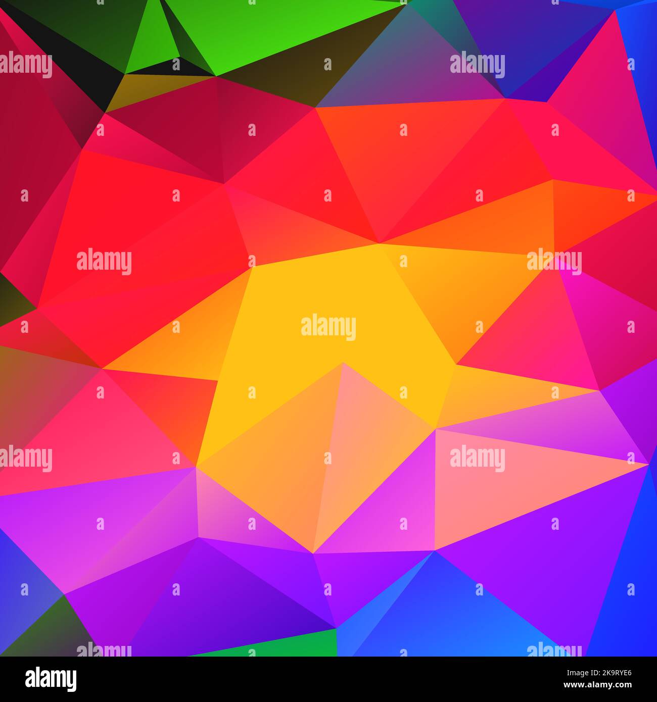 Abstract decorative vector background with triangular polygons Stock ...