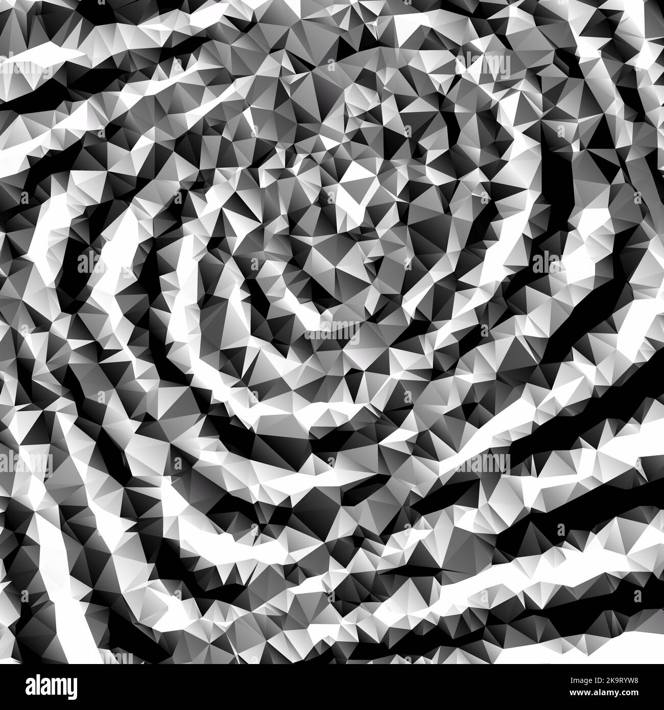 Abstract geometric striped background of triangular polygons. Vector ...