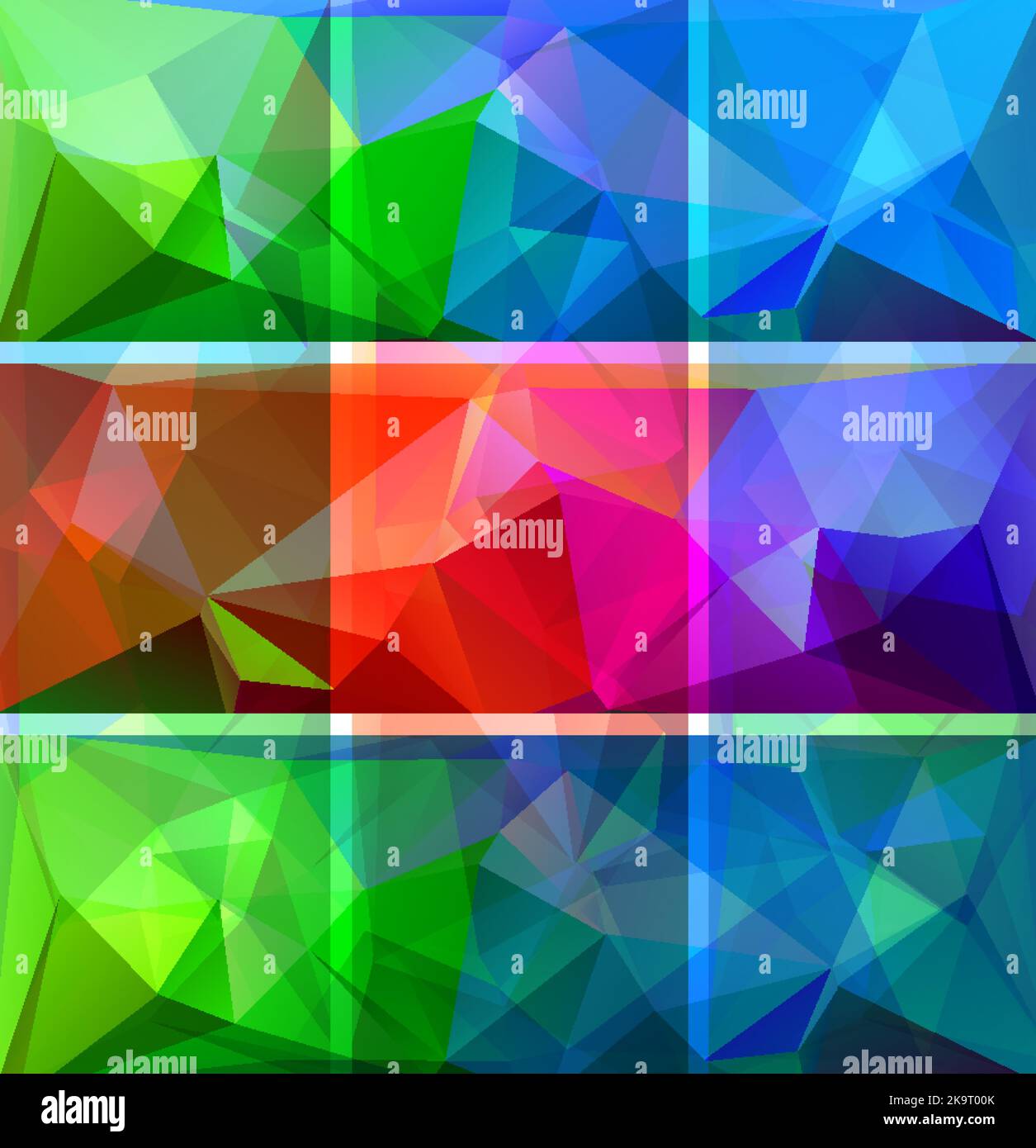 Abstract Decorative Vector Background With Triangular Polygons Stock Vector Image And Art Alamy